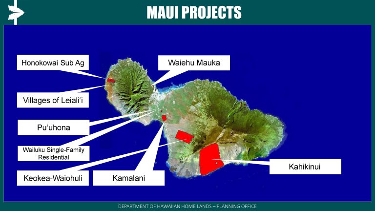 Department of Hawaiian Home Lands | Current Projects