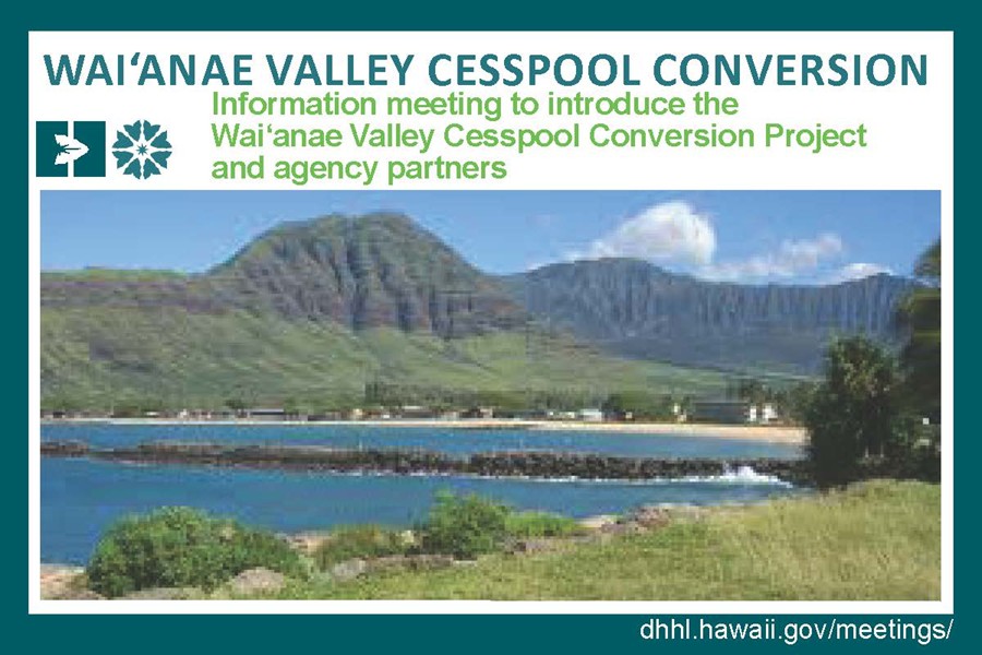 Department of Hawaiian Home Lands | Wai‘anae Valley Cesspool Conversion ...